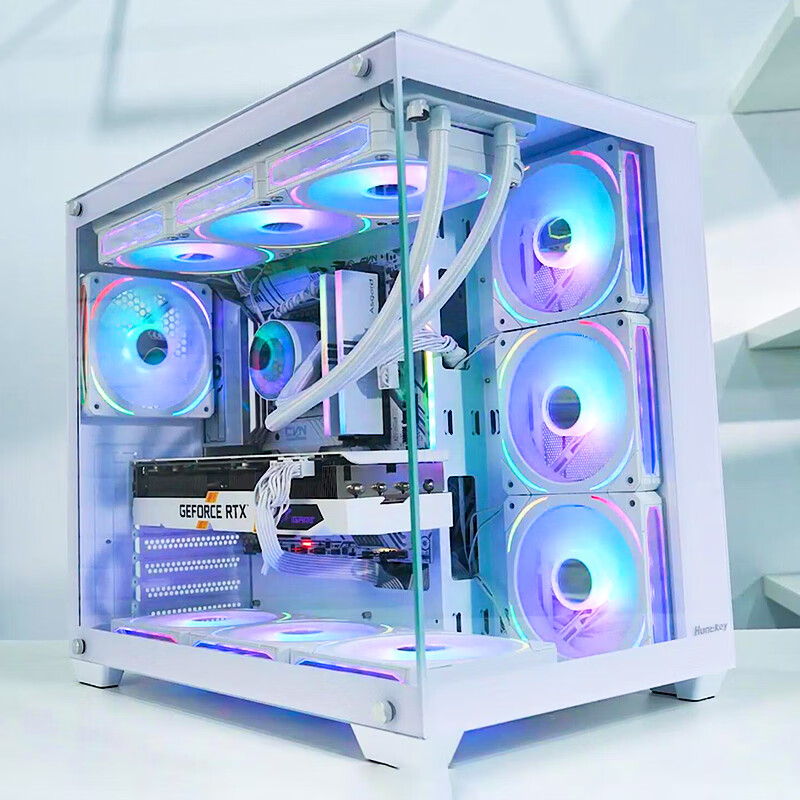航嘉机箱/S980 龙卷风 全景版（无立柱） 白